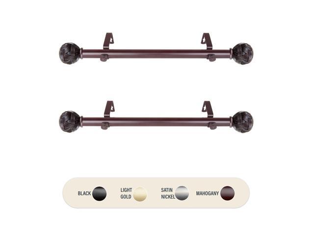 Click here for Zitta 1 inch Side Curtain Rod 12-20 inch long (Set... prices