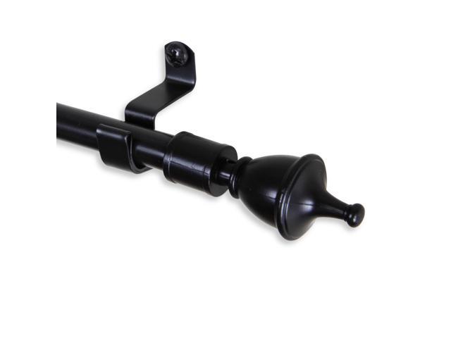 Click here for Ernest Curtain Rod 7/16 inch dia. 28-48 inch - Bla... prices