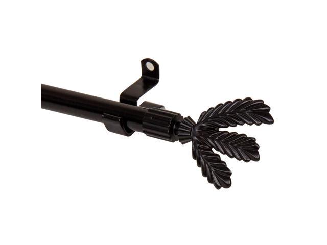 Click here for Linna Curtain Rod 7/16 inch dia. 18-28 inch - Blac... prices