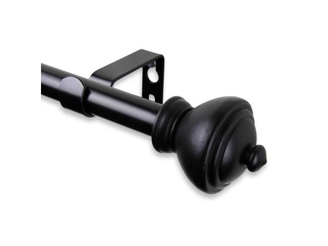 Click here for Giannie Curtain Rod 5/8 inch dia. 28-48 Inch - Bla... prices