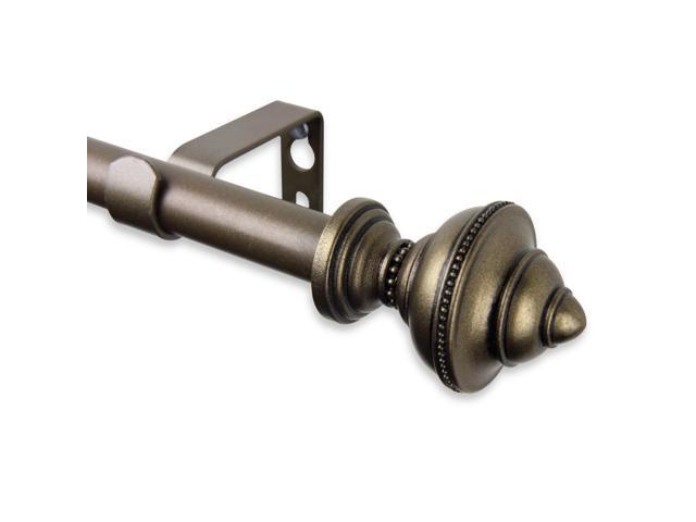 Click here for Augustus Curtain Rod 5/8 inch dia. 48-84 Inch - An... prices