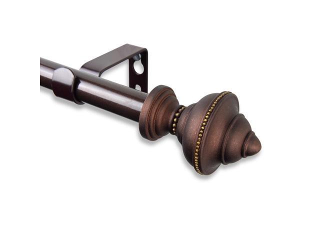 Click here for Augustus Curtain Rod 5/8 inch dia. 48-84 Inch - Co... prices