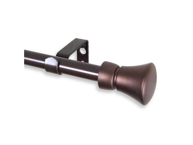 Click here for Lewis Curtain Rod 5/8 inch dia. 48-84 Inch - Cocoa prices