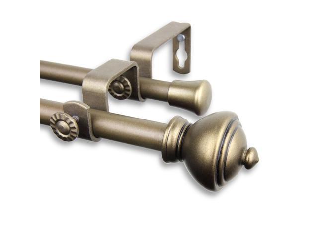 Click here for Giannie Double Curtain Rod 5/8 inch dia. 84-120 In... prices