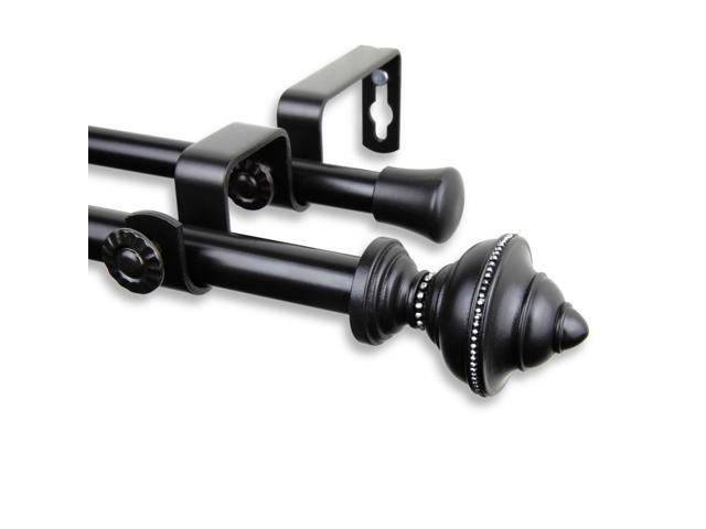 Click here for Augustus Double Curtain Rod 5/8 inch dia. 48-84 In... prices
