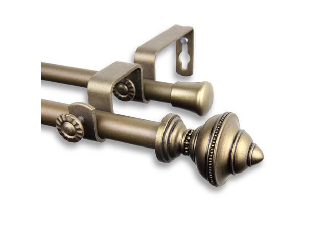 Click here for Augustus Double Curtain Rod 5/8 inch dia. 84-120 I... prices