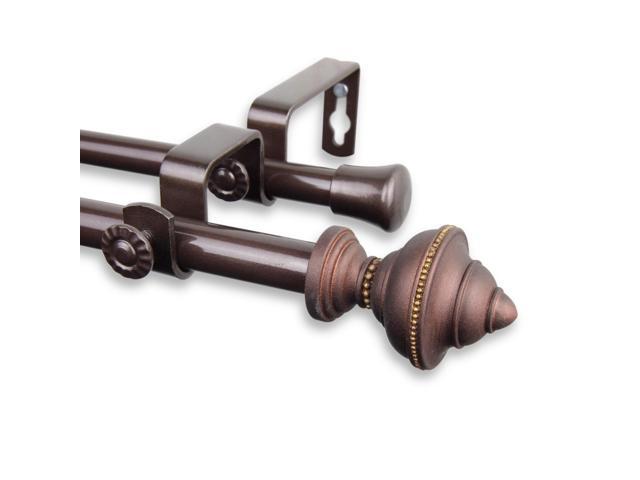Click here for Augustus Double Curtain Rod 5/8 inch dia. 28-48 In... prices