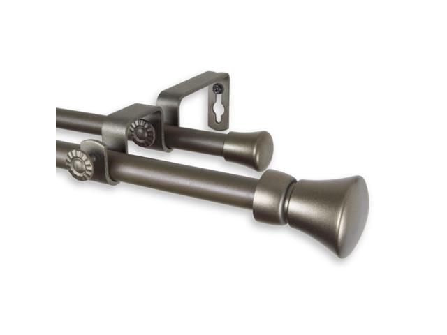 Click here for Lewis Double Curtain Rod 5/8 inch dia. 84-120 Inch... prices