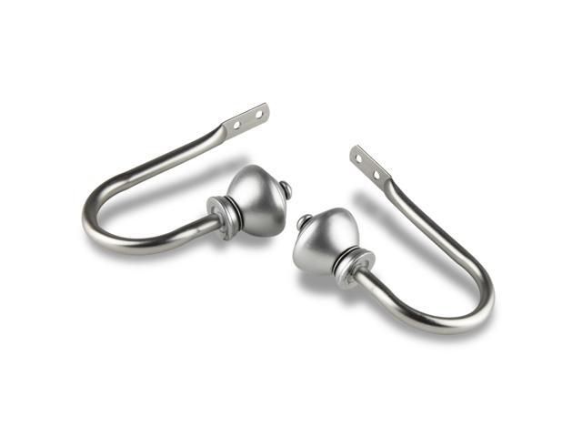 Click here for Giannie Curtain Rod Holdback - Satin Nickel prices