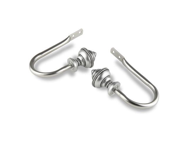 Click here for Augustus Curtain Rod Holdback - Satin Nickel prices