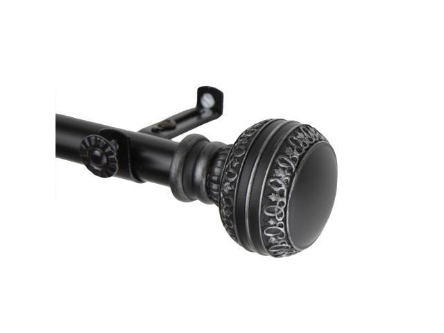 Click here for Dolly Curtain Rod 3/4 inch dia. 66-120 - Black prices