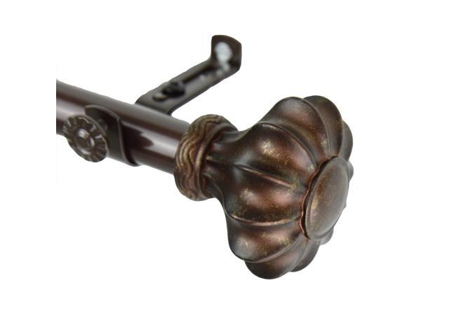 Click here for Gusto Curtain Rod 3/4 inch dia. 120-170 - Cocoa prices
