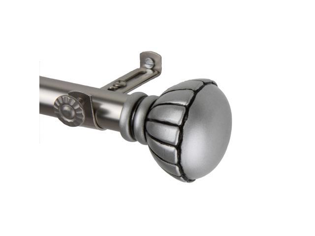 Click here for Yulania Curtain Rod 3/4 inch dia. 66-120 - Satin N... prices