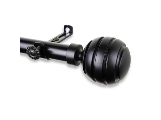 Click here for Olga Curtain Rod 3/4 inch dia. 28-48 - Black prices