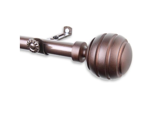 Click here for Olga Curtain Rod 3/4 inch dia. 48-84 - Cocoa prices