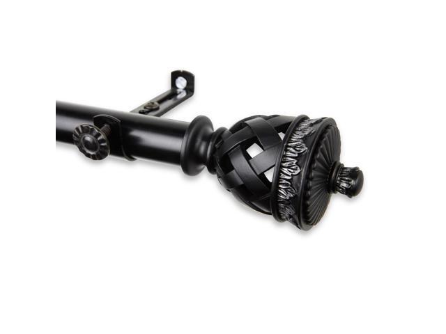 Click here for Araceli Curtain Rod 3/4 inch dia. 66-120 - Black prices