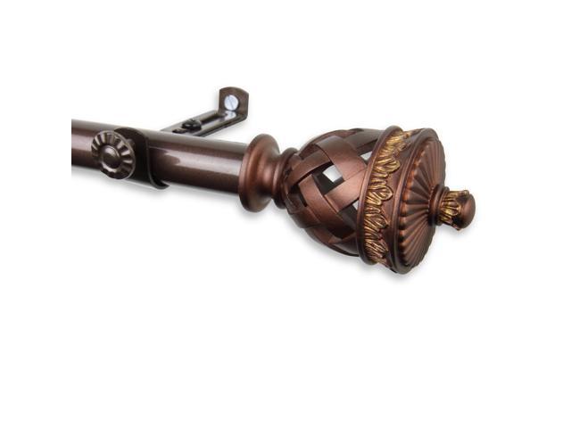 Click here for Araceli Curtain Rod 3/4 inch dia. 28-48 - Cocoa prices