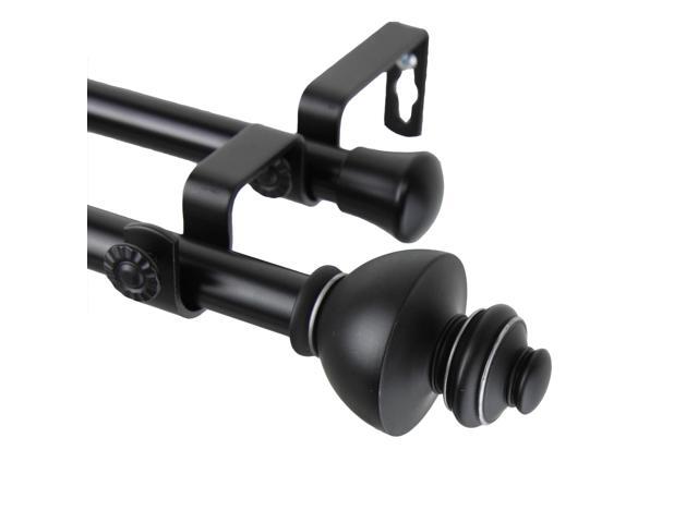 Click here for Scion Double Curtain Rod 3/4 inch dia. 120-170 - B... prices