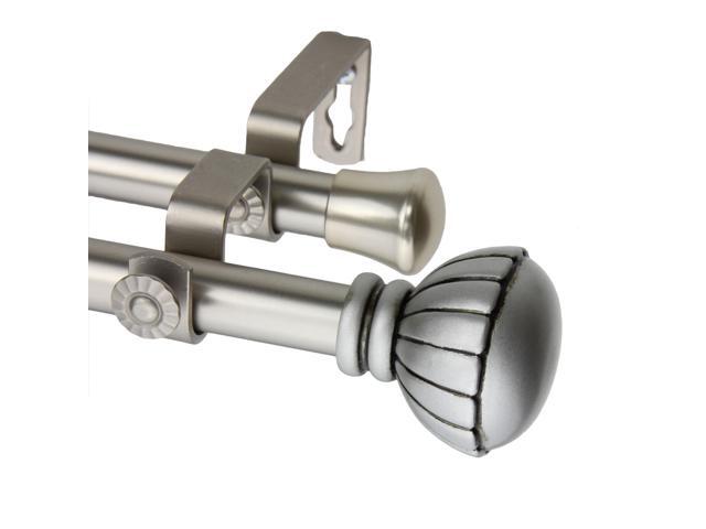 Click here for Yulania Double Curtain Rod 3/4 inch dia. 120-170 -... prices