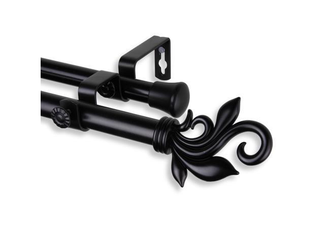 Click here for Micah Double Curtain Rod 3/4 inch dia. 120-170 - B... prices
