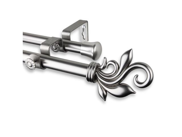 Click here for Micah Double Curtain Rod 3/4 inch dia. 48-84 - Sat... prices