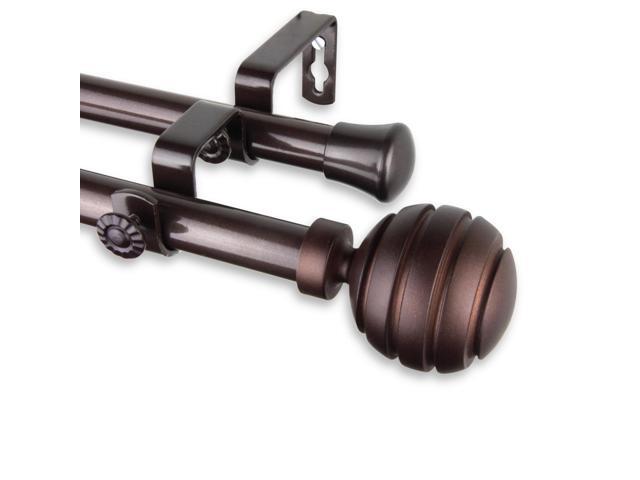 Click here for Olga Double Curtain Rod 3/4 inch dia. 28-48 - Coco... prices