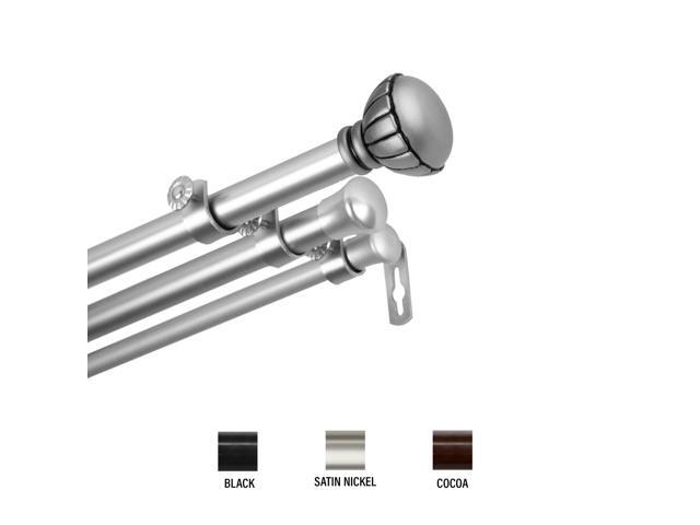 Click here for Yulania Triple Curtain Rod 13/16 inch dia. 48-84 -... prices