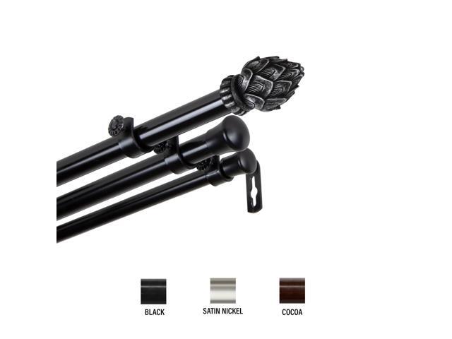 Click here for Tilia Triple Curtain Rod 13/16 inch dia. 48-84 - B... prices