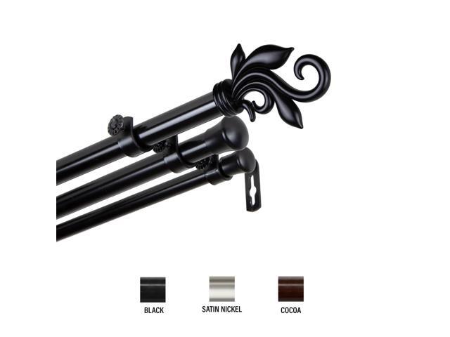 Click here for Micah Triple Curtain Rod 13/16 inch dia. 48-84 - B... prices