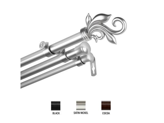Click here for Micah Triple Curtain Rod 13/16 inch dia. 28-48 - S... prices