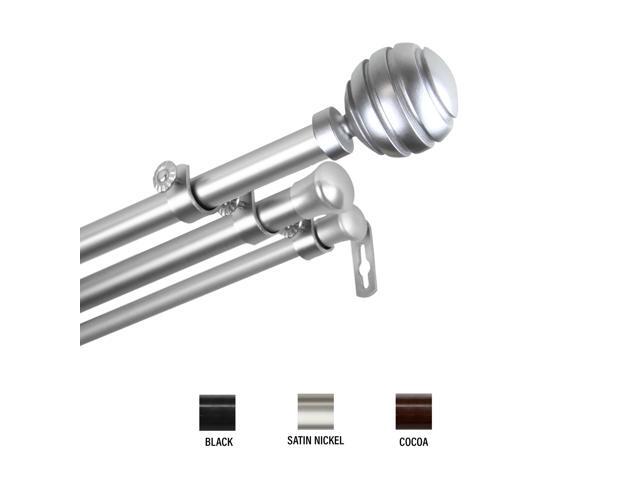 Click here for Olga Triple Curtain Rod 13/16 inch dia. 66-120 - S... prices