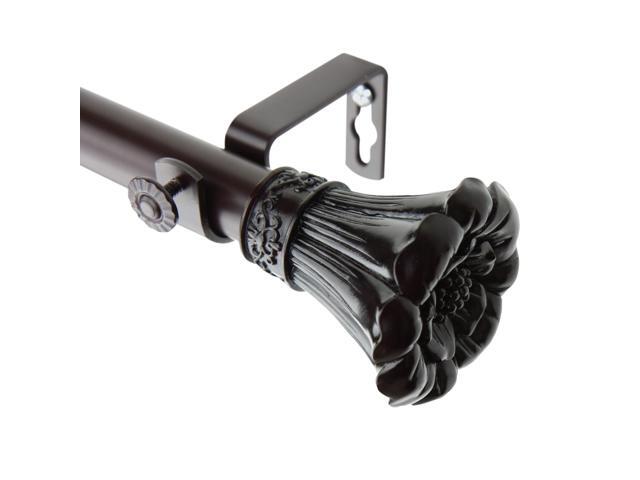 Click here for Fuga Curtain Rod 1 OD 160-240 inch - Mahogany prices