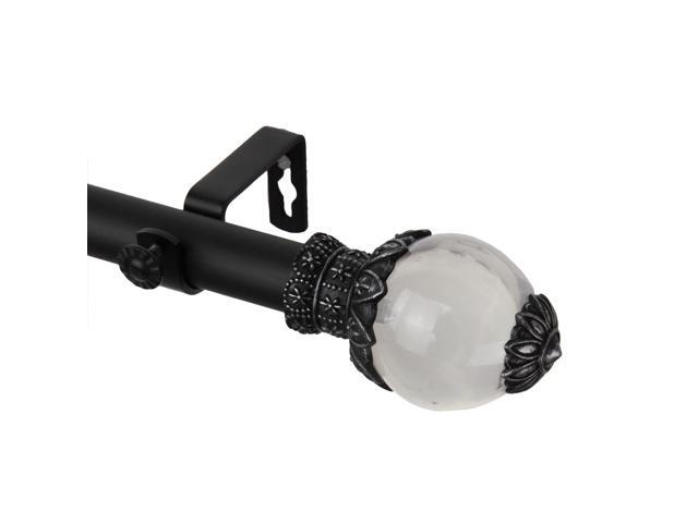 Click here for Ray Curtain Rod 1 OD 66-120 inch - Black prices