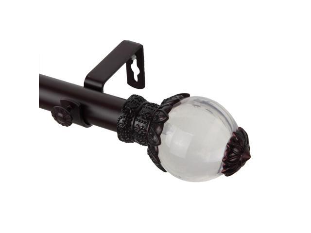 Click here for Ray Curtain Rod 1 OD 66-120 inch - Mahogany prices