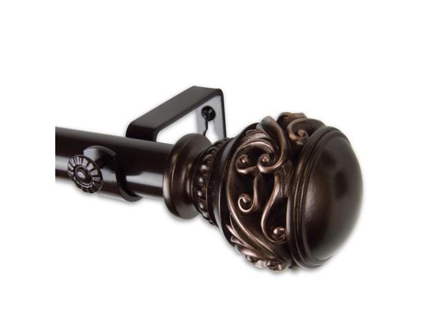 Click here for Leon Curtain Rod 1 OD 48-84 inch - Bronze prices