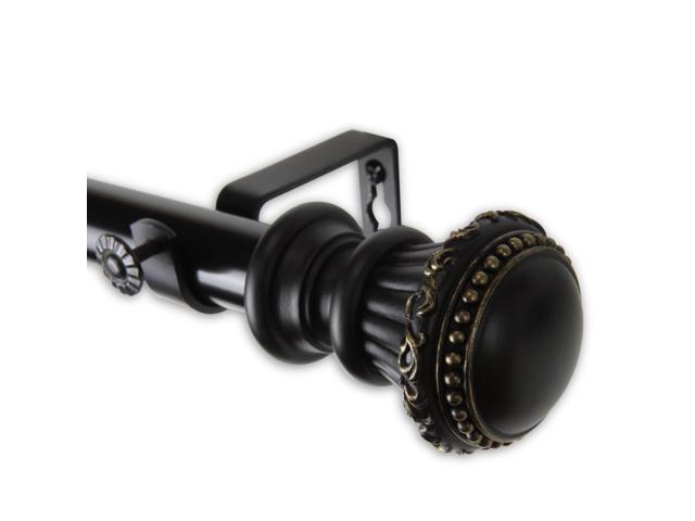 Click here for Sansa Curtain Rod 1 OD 48-84 inch - Black prices