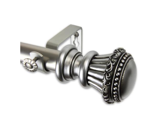 Click here for Sansa Curtain Rod 1 OD 66-120 inch - Satin Nickel prices