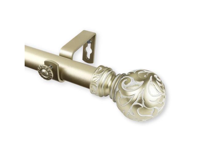 Click here for Terreca Curtain Rod 1 OD 48-84 inch - Gold prices
