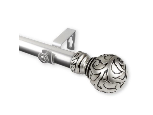 Click here for Terreca Curtain Rod 1 OD 160-240 inch - Satin Nick... prices