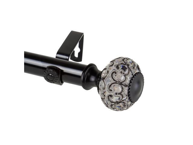 Click here for Elyse Curtain Rod 1 OD 66-120 inch - Black prices