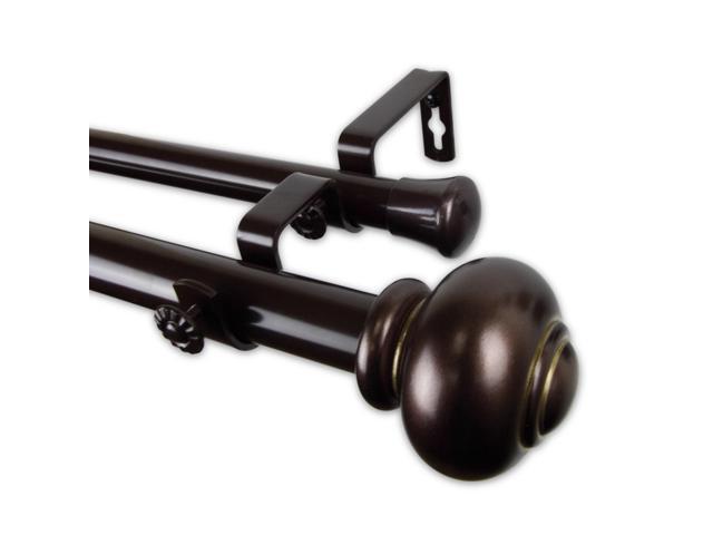 Click here for Constantino Double Curtain Rod 1 OD 160-240 inch -... prices