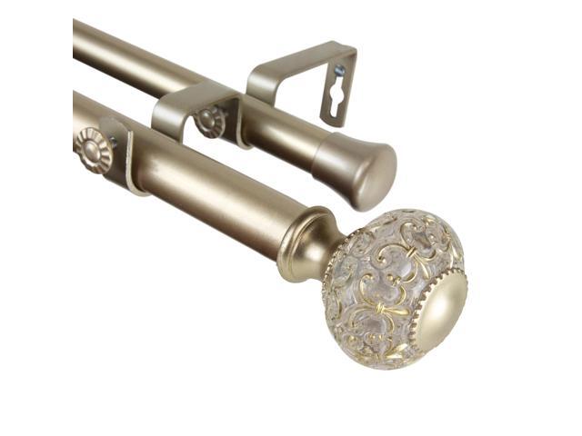 Click here for Elyse Double Curtain Rod 1 OD 160-240 inch - Gold prices
