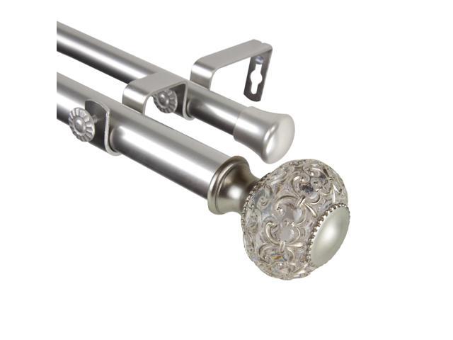 Click here for Elyse Double Curtain Rod 1 OD 28-48 inch - Satin N... prices