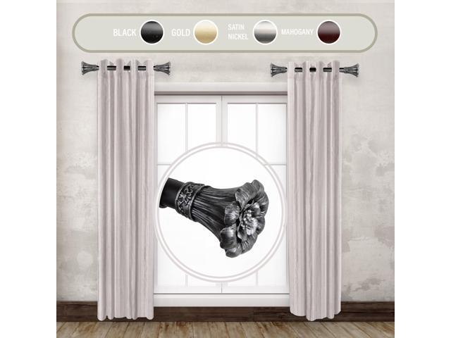 Click here for Fuga 1 dia. Side Curtain Rod 12-20 inch long (Set... prices