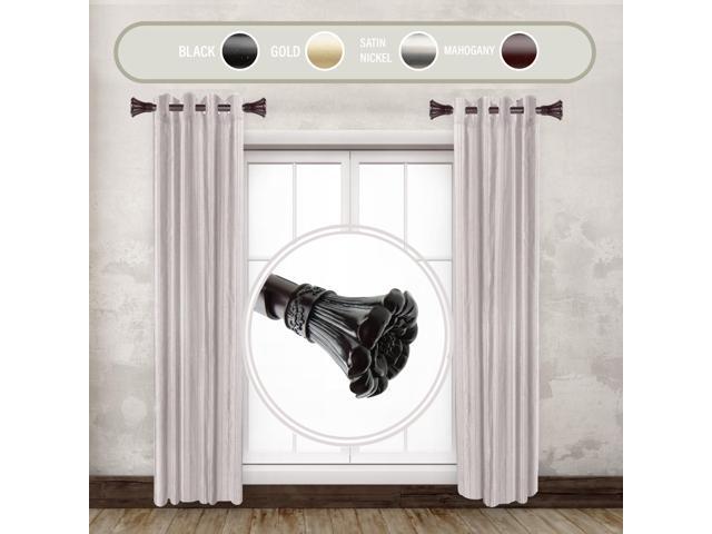 Click here for Fuga 1 dia. Side Curtain Rod 12-20 inch long (Set... prices