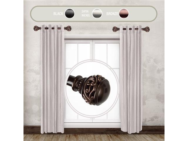 Click here for Leon 1 dia. Side Curtain Rod 12-20 inch long (Set... prices