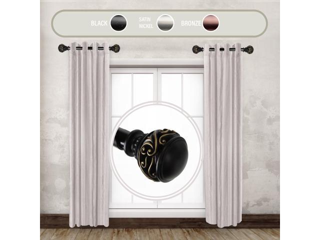 Click here for Leon 1 dia. Side Curtain Rod 12-20 inch long (Set... prices