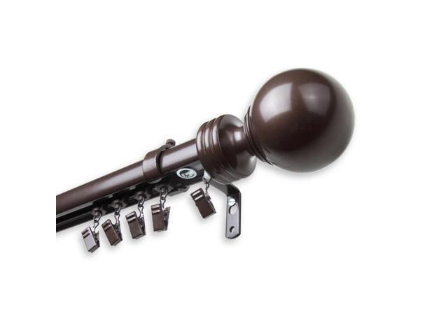 Click here for Archie Contemporary Traverse Rod 48-86 inch - Coco... prices