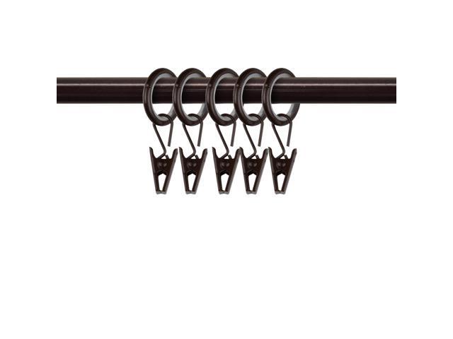 Click here for 9/16 inch Noise-Canceling Curtain Rings w/clips (S... prices