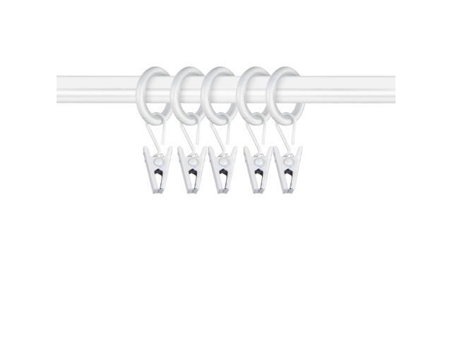 Click here for 9/16 inch Noise-Canceling Curtain Rings w/clips (S... prices
